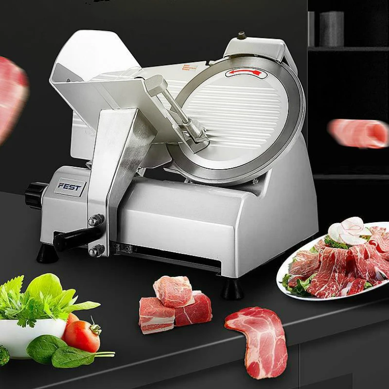 NEW-Electric-meat-slicer-Frozen-meat-slicer-Cutting-meat-machine-Semi ...