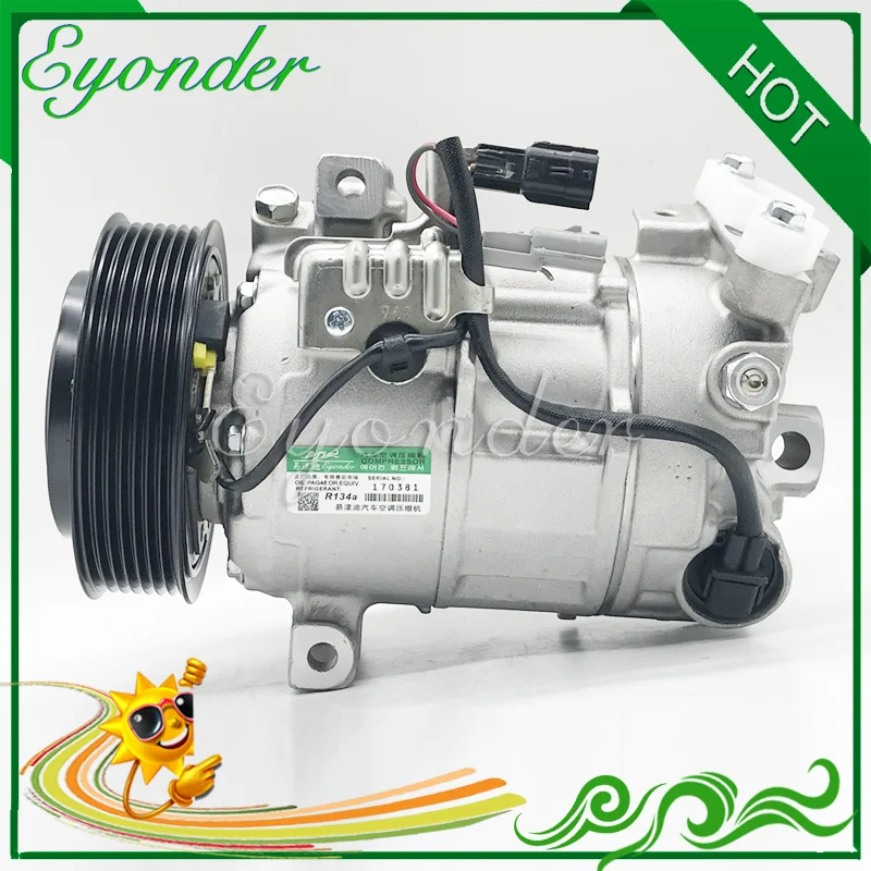 Ac Air Conditioning Compressor Cooling Pump For Nissan X-trail J11 ...