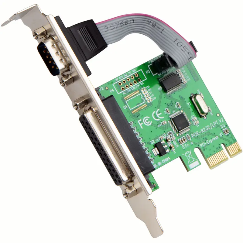 Desktop-PCIE-serial-and-parallel-card-PCI-E-to-serial-parallel-DB25 ...