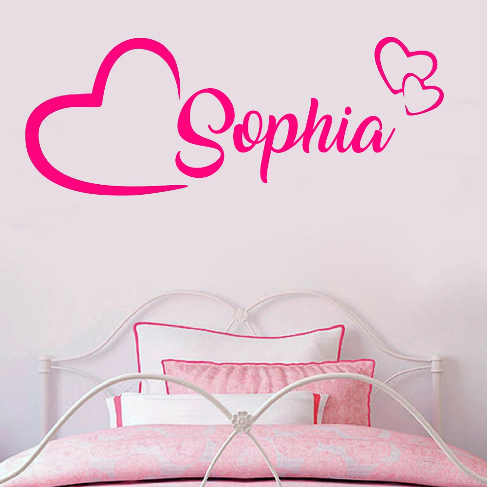 Personalized-name-Wall-Sticker-Art-Vinyl-Decal-Decor-Home-Bedroom ...