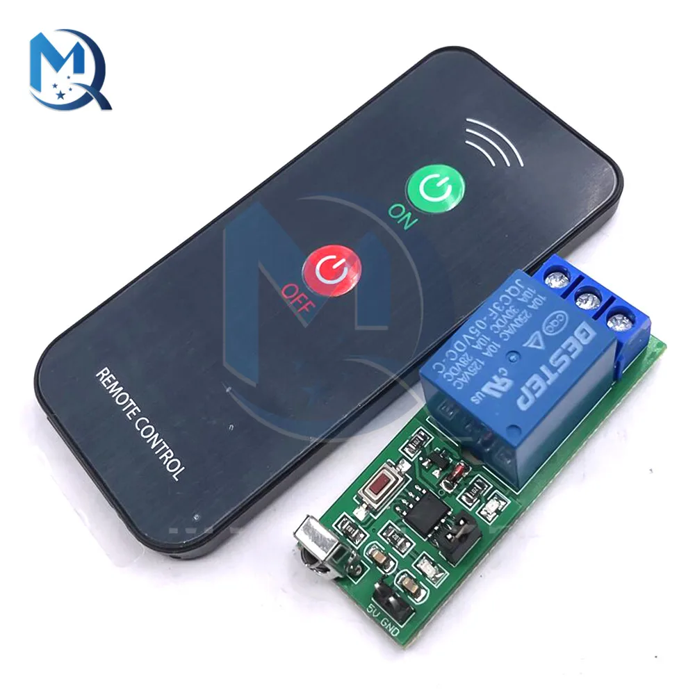 1-Channel-Infrared-Remote-Control-Rlay-Module-5V-Learning-Infrared ...