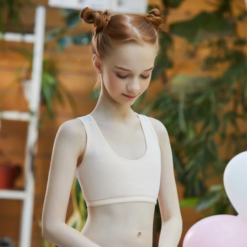 Ropa interior de algodón para niña de 12 a 15 años, Sujetador deportivo ...