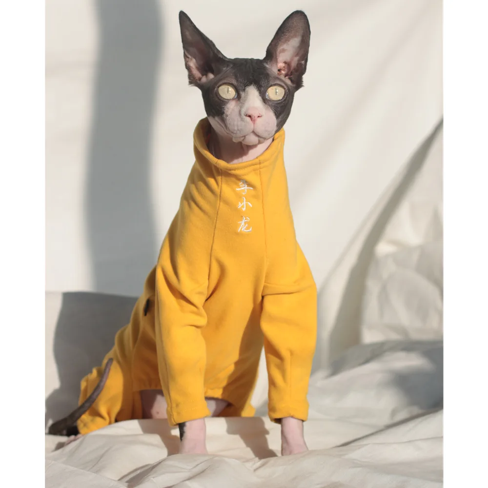 Ropa de gato para otoño e invierno, ropa cálida de una pieza, eshinx ...