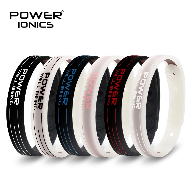 Power-Ionics-Bio-Silicone-2000-anioni-sport-Choker-anioni-braccialetto ...