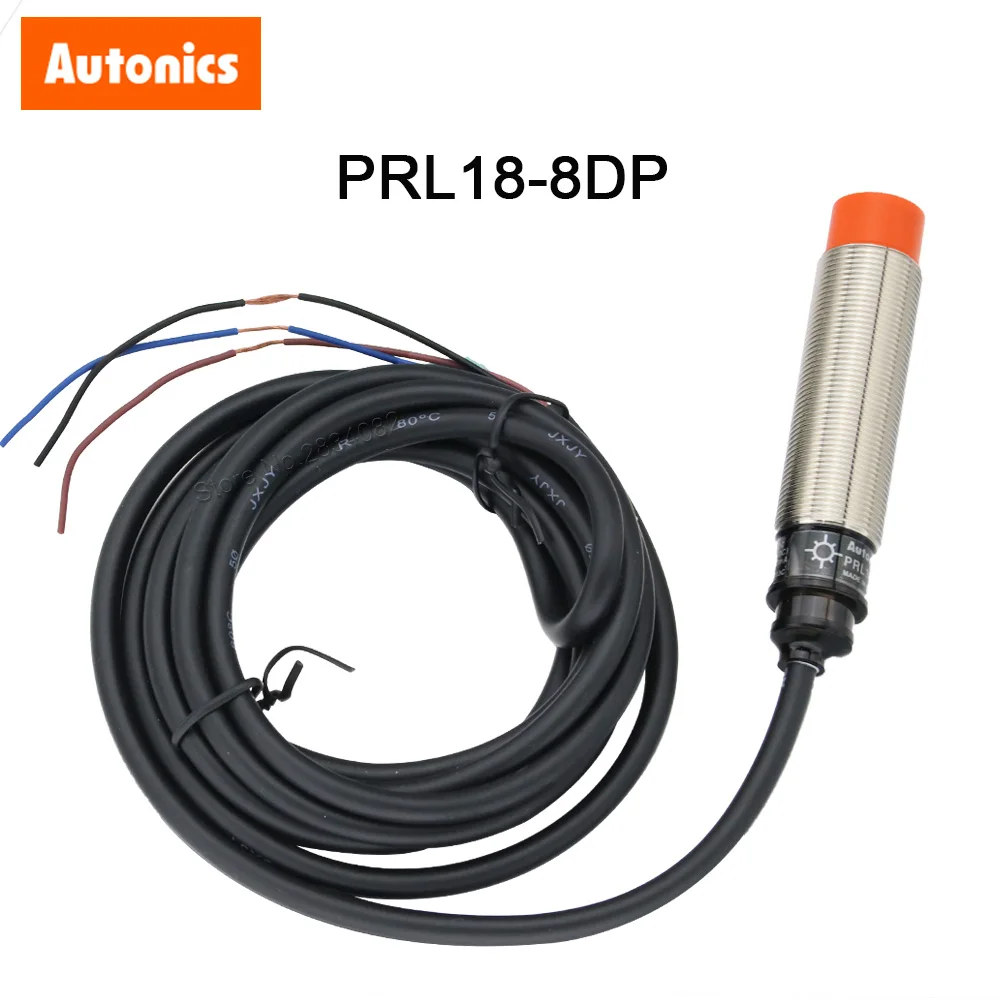 Autonics Ip67 12-24vdc 8mm Inductive Proximity Switch Prl18-8dp Pnp 3wire Dc Approach Sensor No ...