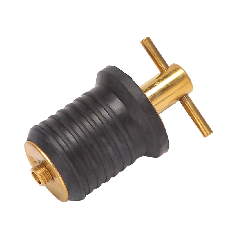 Brass Handle T Handle Drain Plug Replaces Any Standard 1 Inch Drain ...