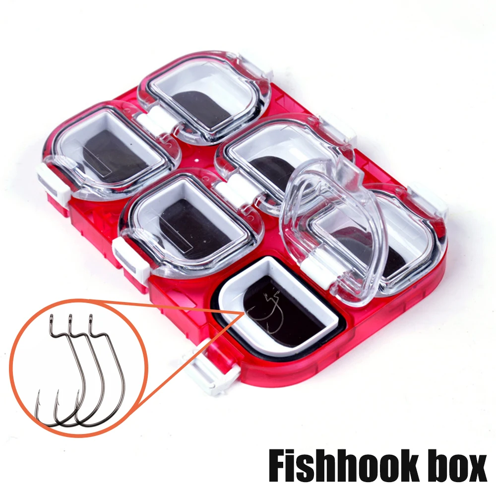 Mini Fishing Tackle Box 6 Compartments - Reel-Fintastic