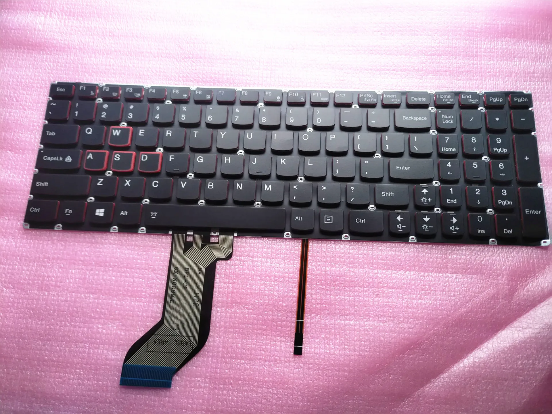 Teclado retroiluminado, accesorio para Lenovo Ideapad Y700 15ISK, Y700 17ISK, US, SN20H54485 ...