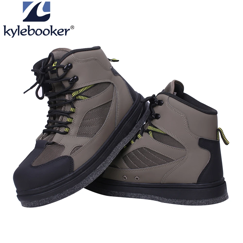 Lightweight Wading Boots For Men Felt Sole Wading Shoes Trout Fishing ...