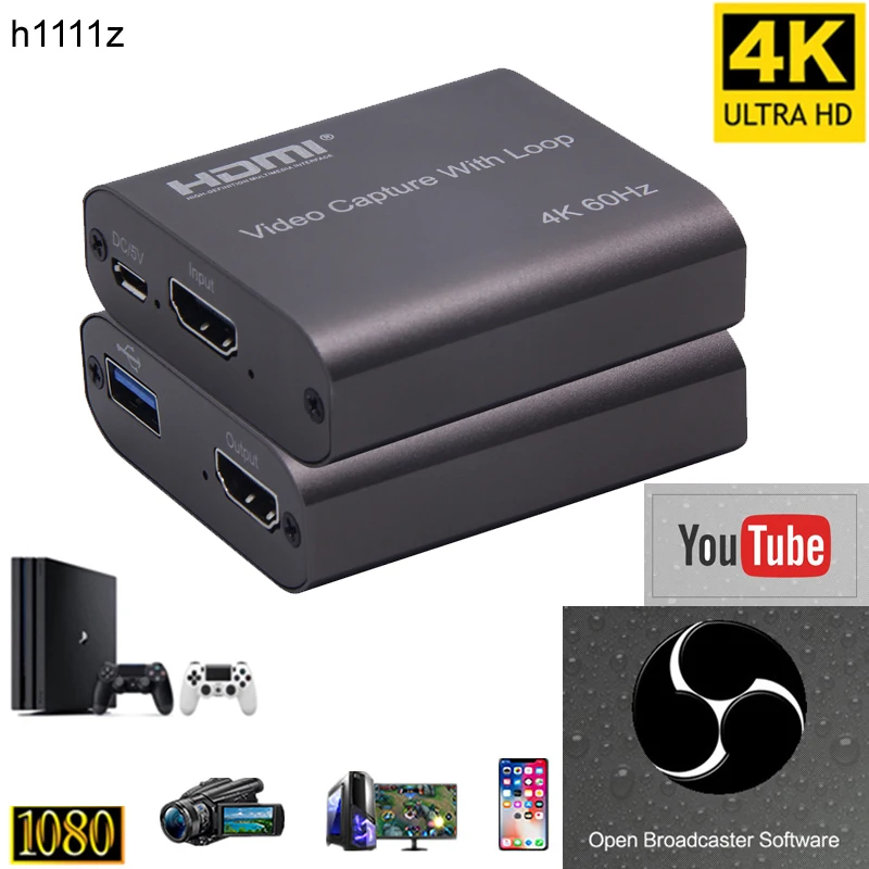 HDMI-Video-Capture-Card-HD-1080P-4K-60Hz-HDMI-To-USB-3-0-Video-Capture ...