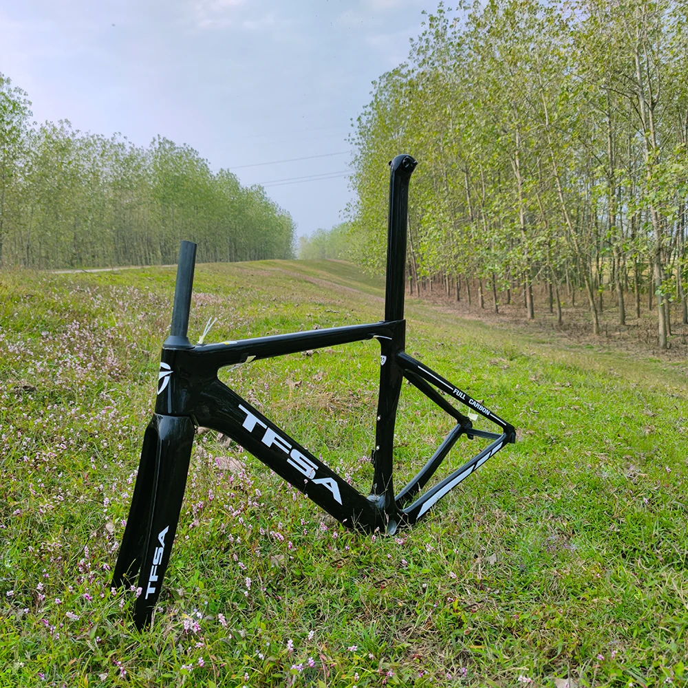 New Tfsa Carbon Fiber Road Bike Set Matte Glossy Mix Finish New Bicycle ...