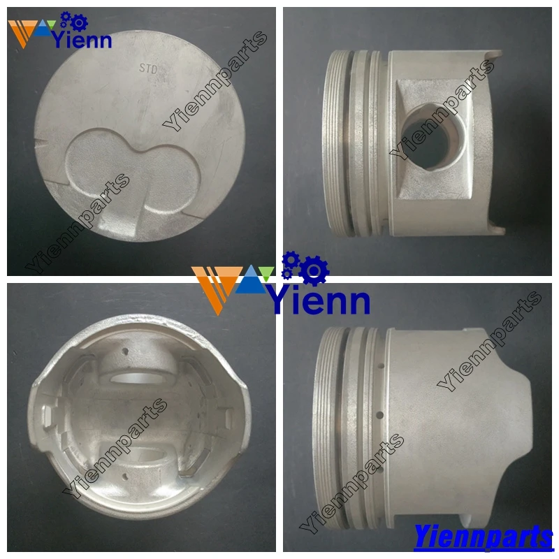 For TOYOTA 2L-T Piston With Ring Over Size +0.50 Pin Type 29mm For ...