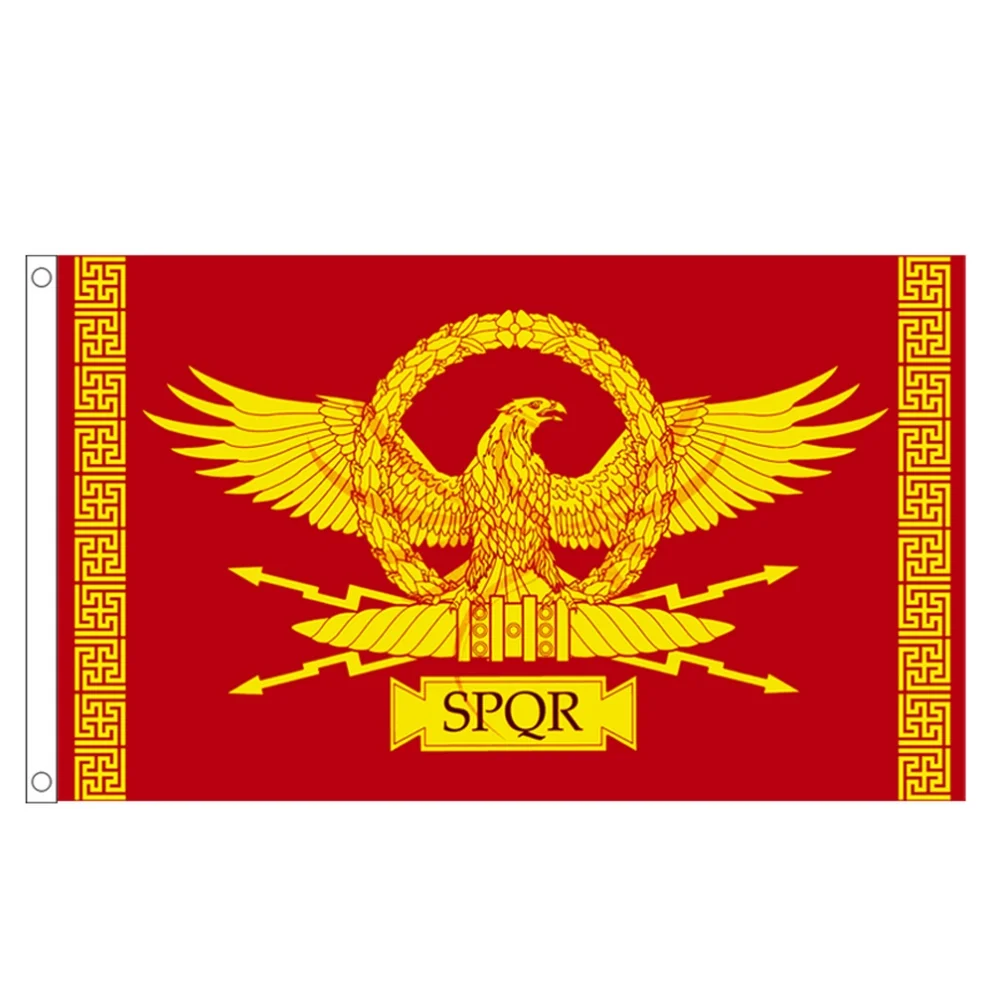 custom-flag-90x150cm-SPQR-Roman-Empire-Senate-and-People-of-Rome-Flag ...