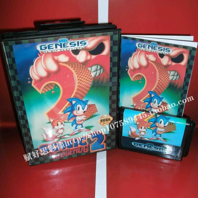 Sega Genesis Box Sonic 2
