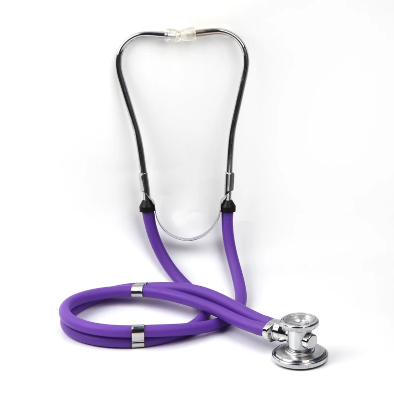 Professional-Double-Head-Double-Tube-Medical-Stethoscope ...
