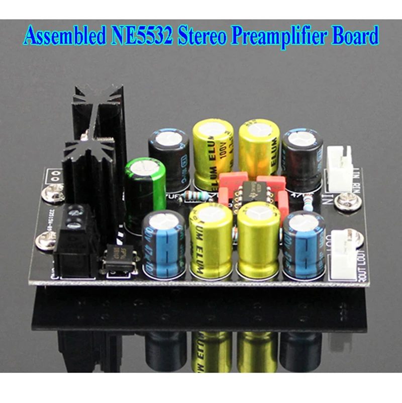 Assembled-NE5532-Stereo-Audio-Preamplifier-Preamp-Amplifier-Board ...