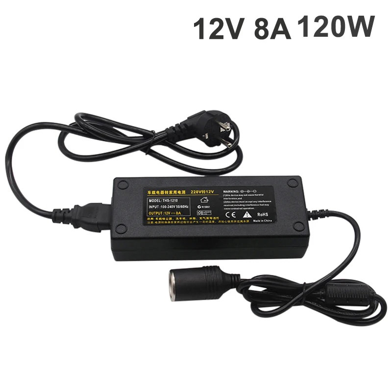 Car Power Converter AC 110V/ 220V to DC 2V Adapter 8A Power Adapter for ...