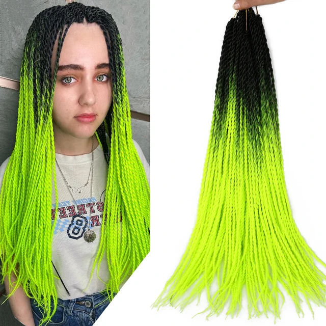 Green Senegalese Twists