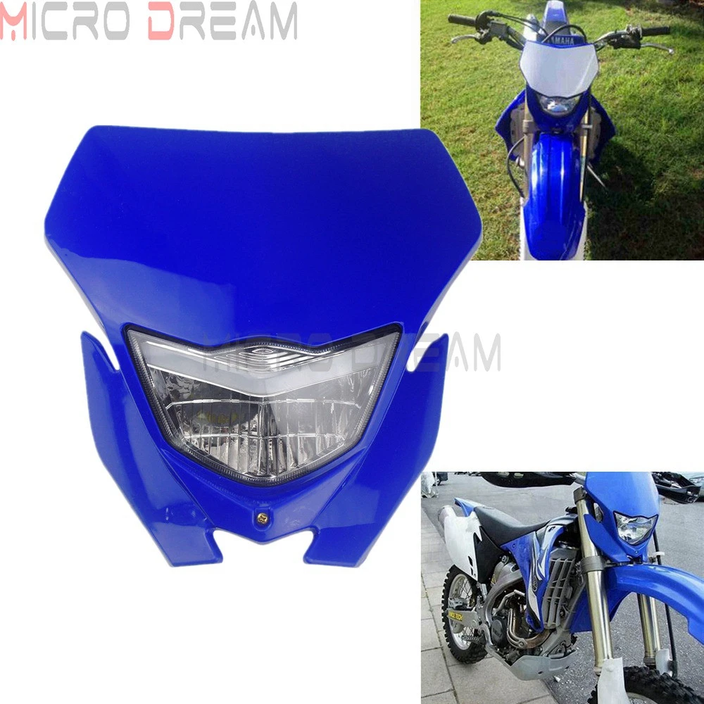 Enduro Supermoto H4 12v 35w Headlight Fairing For Yamaha Xt Wrf Yzf Ttr ...