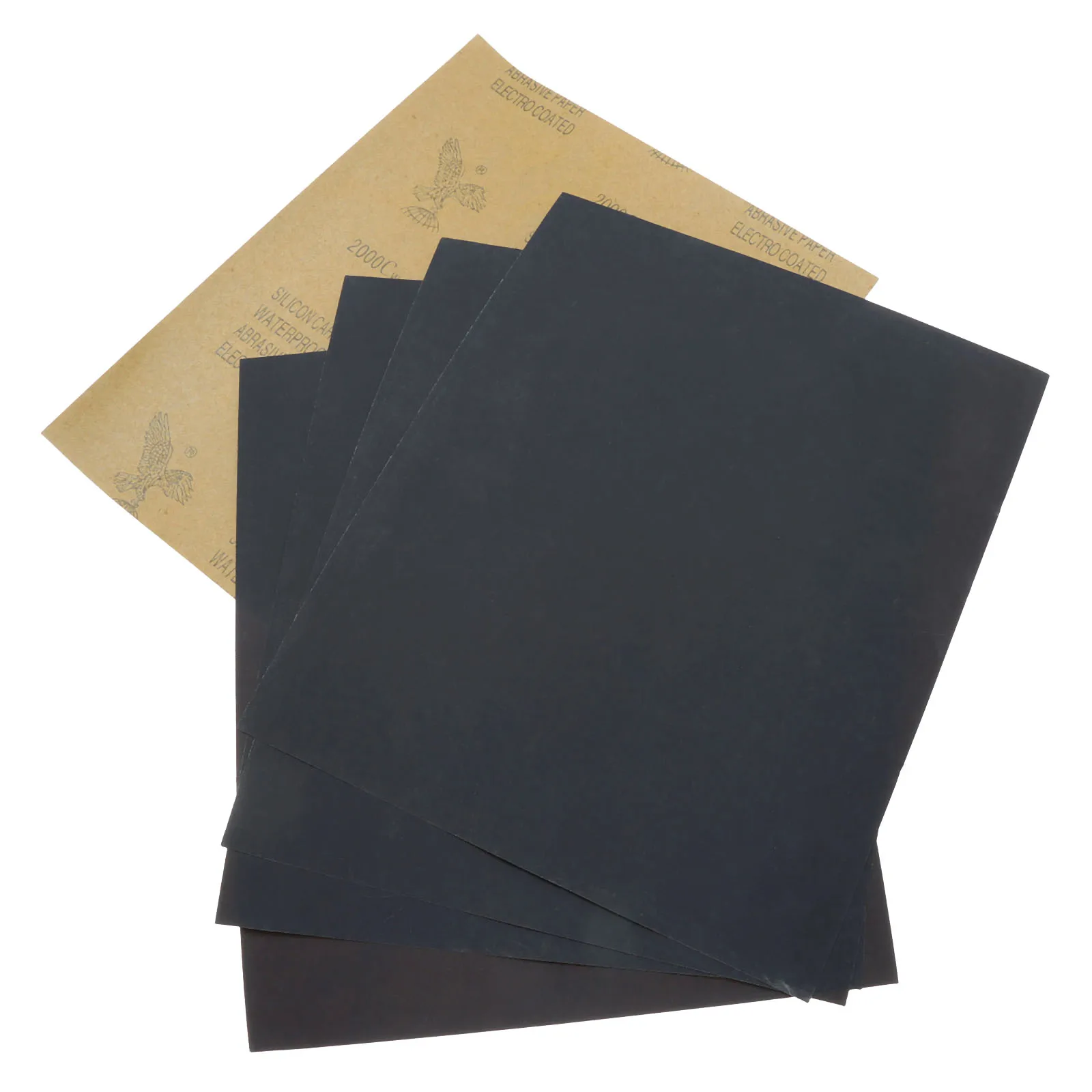 5PCS Sheets Sandpaper Waterproof Abrasive Paper Sand Paper Silicone ...