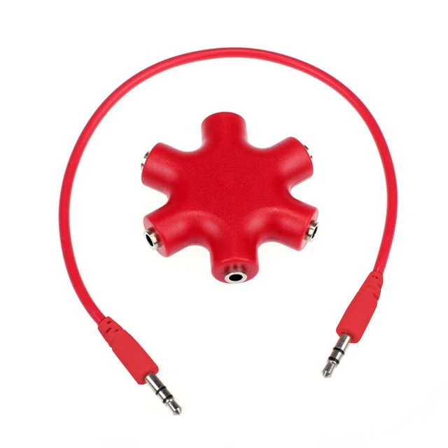 Snow Shape Headphone Splitter Multi Earphone Hub Adapter 3 5mm Audio ...
