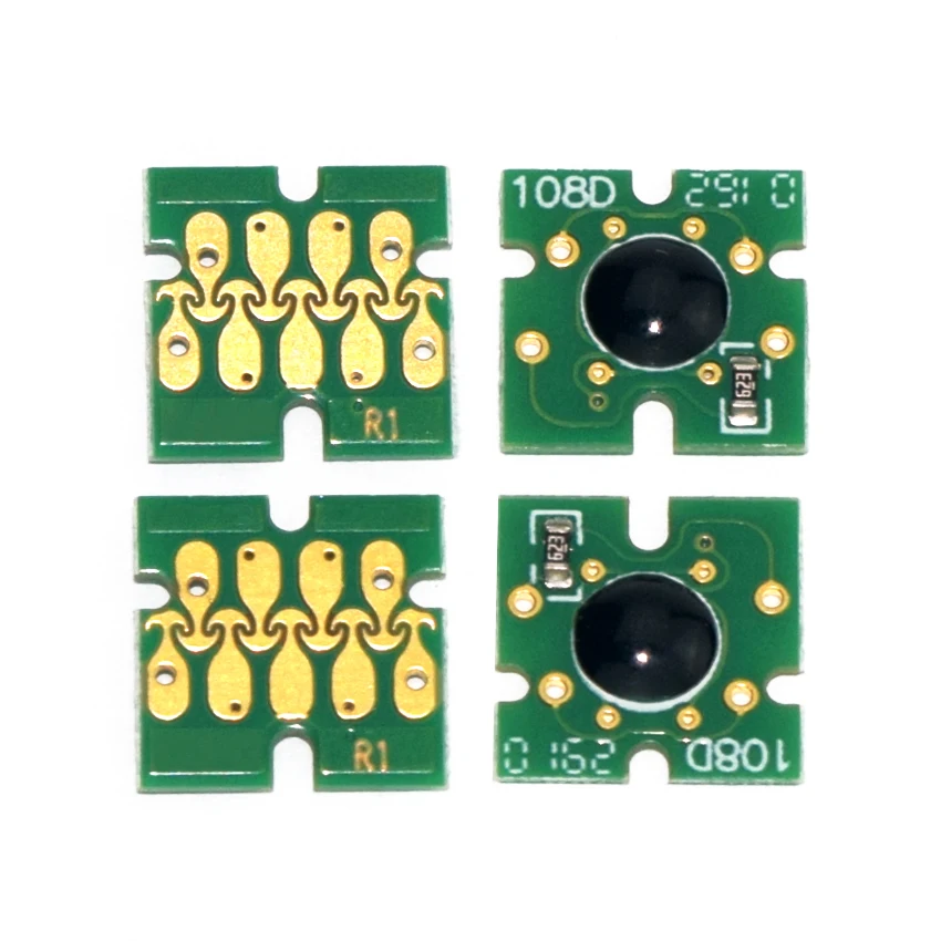 Chips de tinta T741X T7412 T7413 T7414 HDK C M Y para Epson Surecolor ...