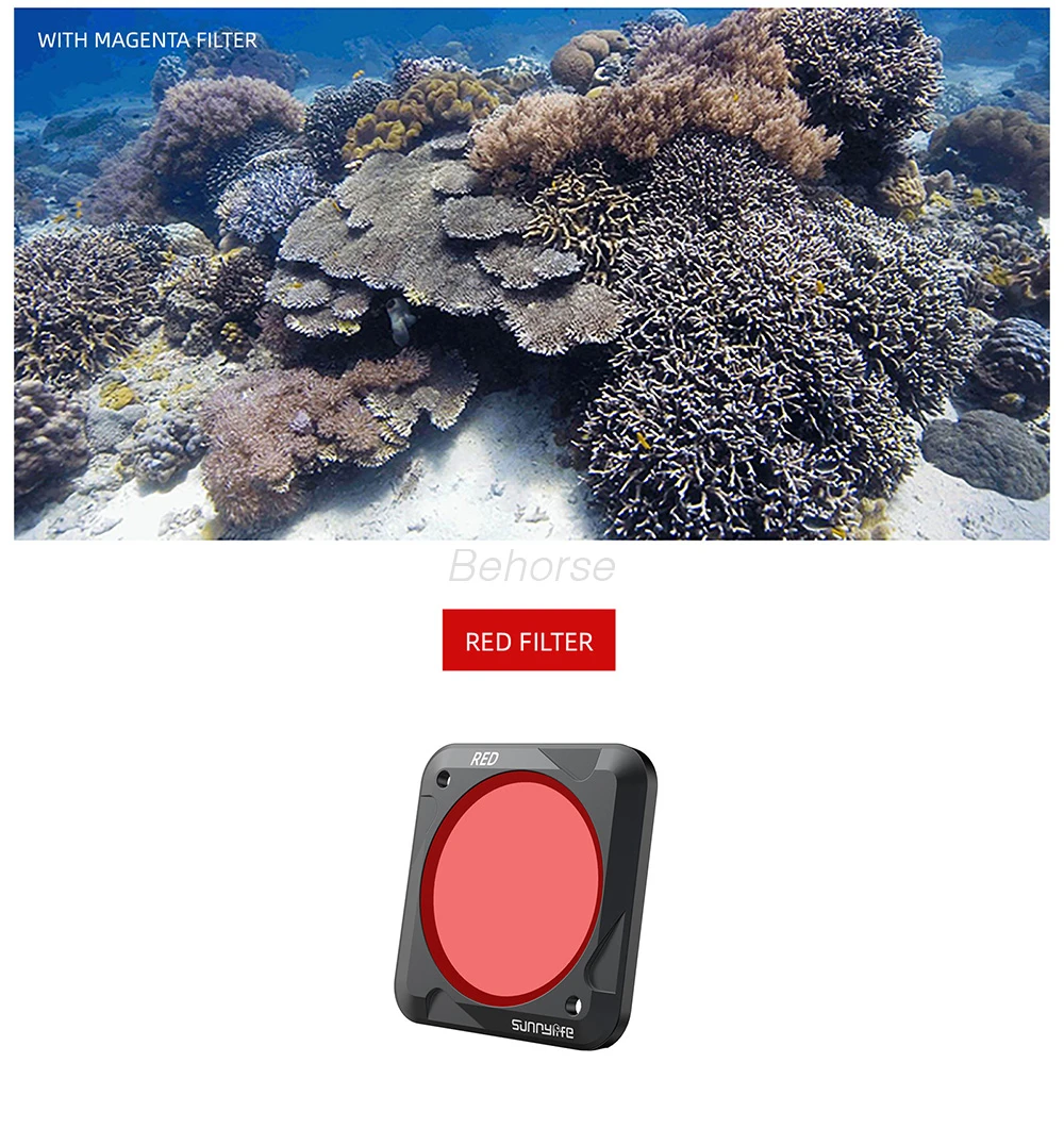 Filtre d39objectif magnétique réglable 8 en 1 pour DJI Action 2 CPL UV ...