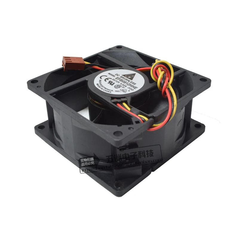 Original EFB0812HHE 8038 12V 0.62A 8cm Gale volume double ball server ...