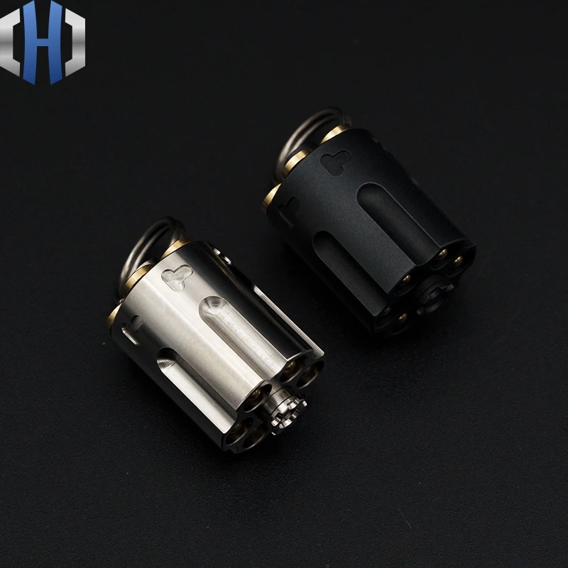 Revolver Fingertip Gyro Knife Titanium Alloy Body Removable EDC Adult ...