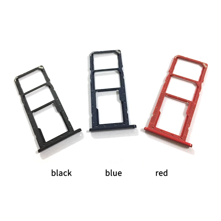 50PCS Sim Tray Holder For Samsung Galaxy A01 A015F SIM Card Tray Slot ...
