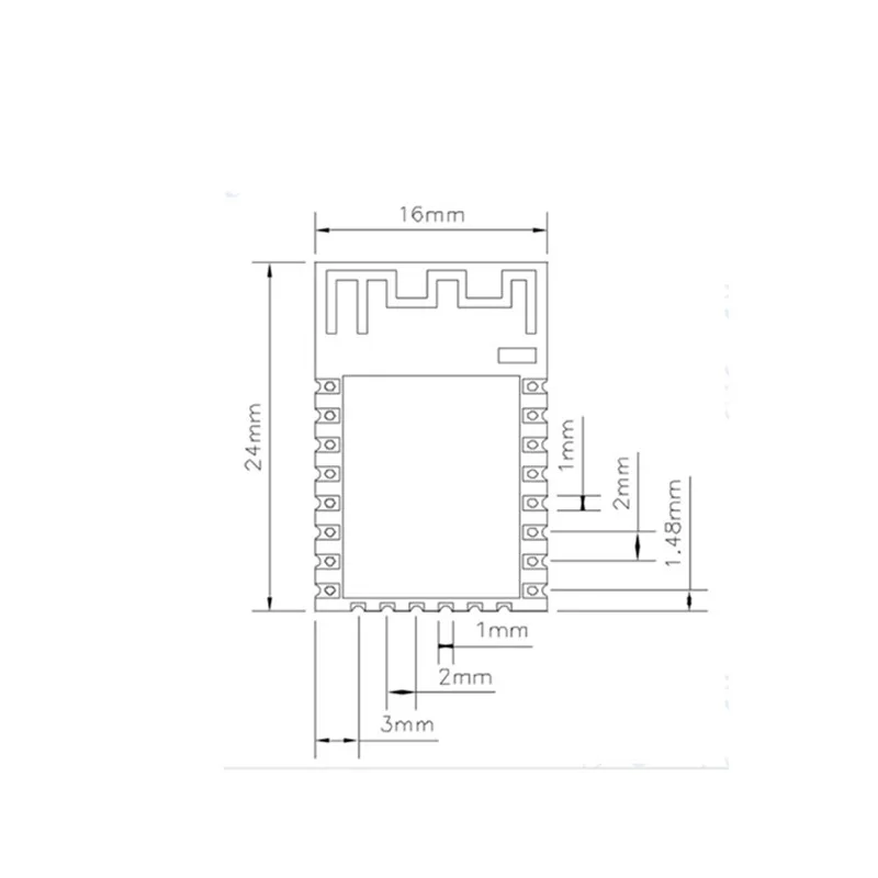 Esp12e Wifi Module Pinout Features Datasheet 59 Off