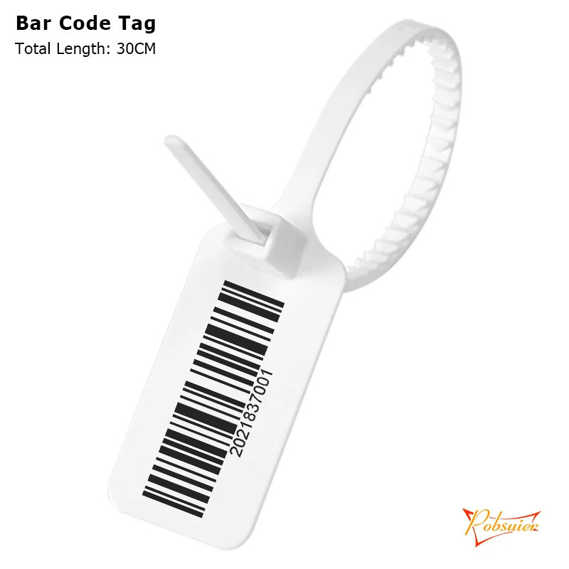 100-Plastic-Bar-Code-Labels-Disposable-Adjustable-Security-Seals-Zip ...