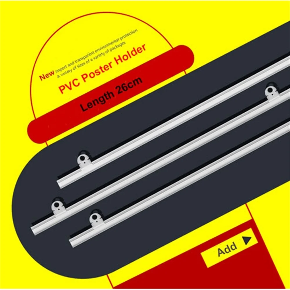 Poster-Plastik-26Cm-Pemegang-Spanduk-Poster-Jepit-Rak-Display-Poster ...