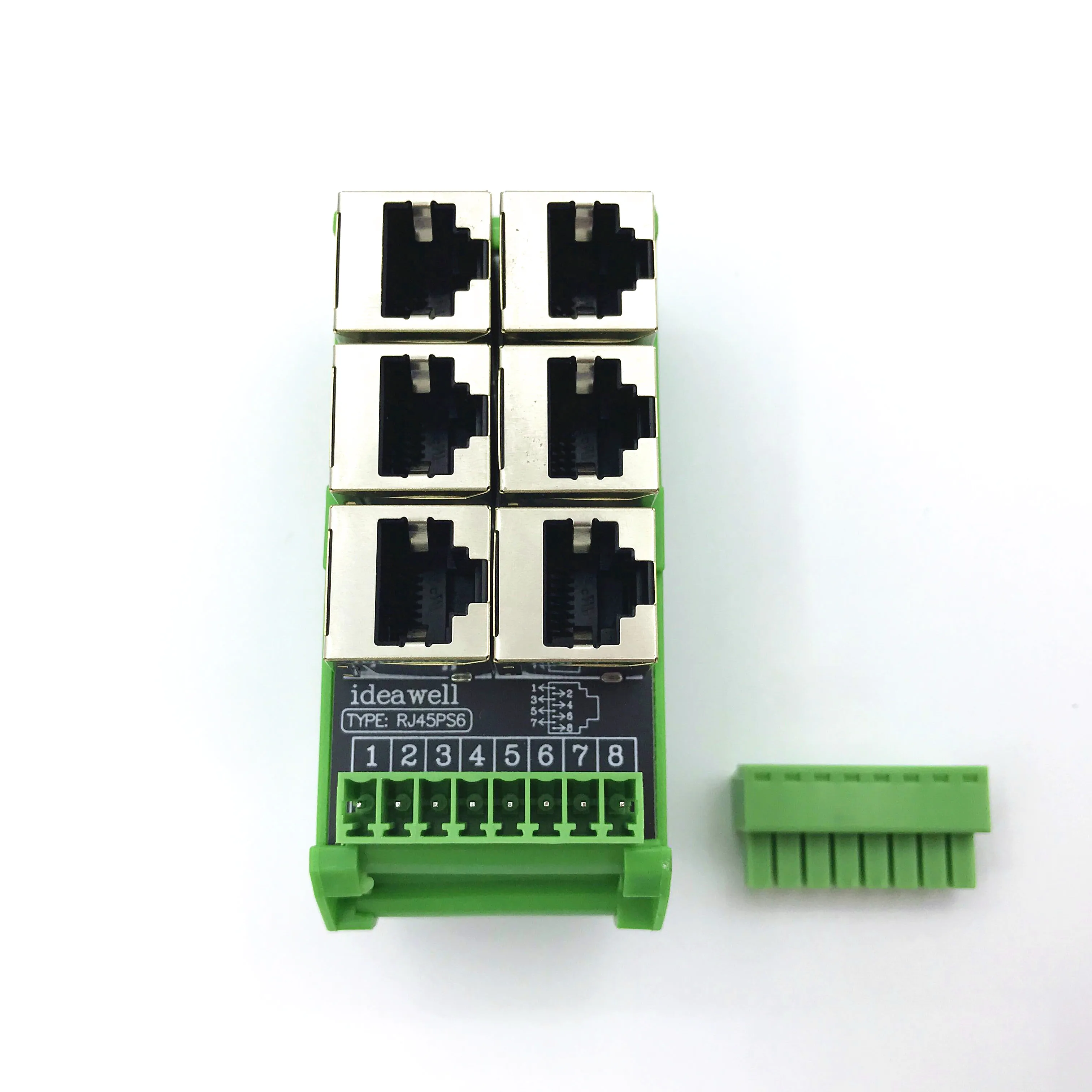 RJ45-Turn-terminal-board-Block-network-interface-to-connection-terminal ...