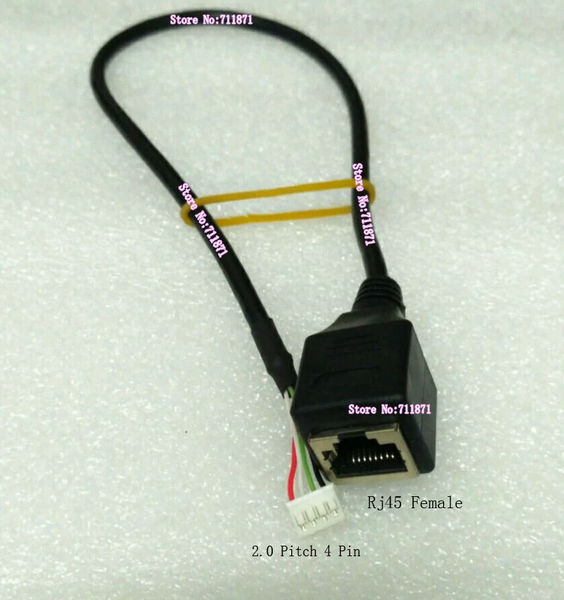 2.0 Pitch 4p Rj45 Tieline 8p Network Rj45 Female To 4pin Female Cable ...