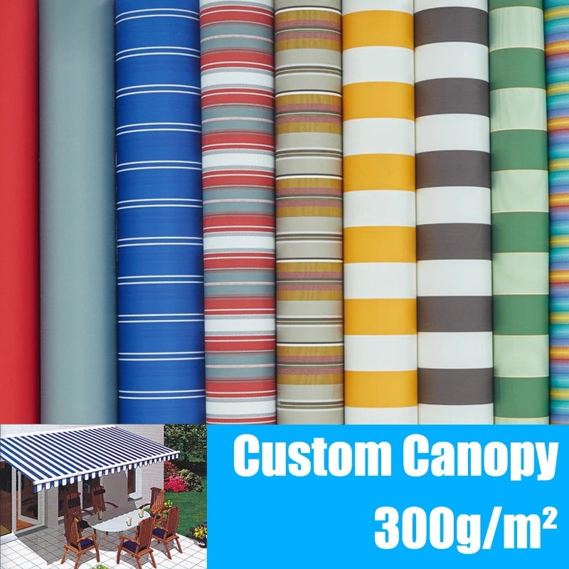 Custom Size 300GSM Waterproof Fabric For Cafe Shop Store Banner Outdoor ...