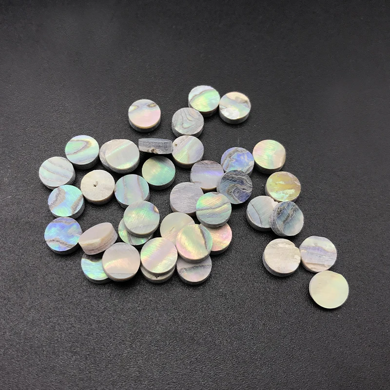 50/200pcs 3/4/6*2mm Abalone Shell Guitar Fretboard Dots Colourful ...