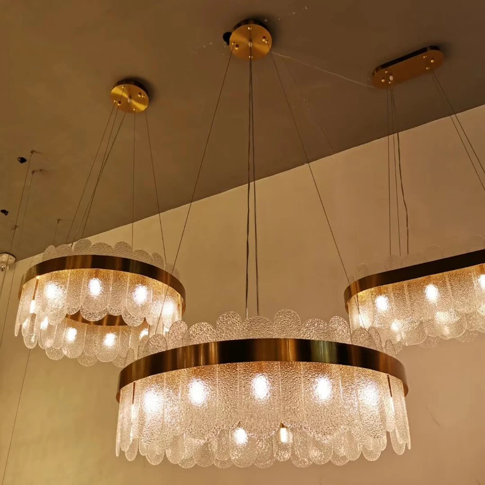 Новый арт деко люстры современный стеклянный светильник ing AC110V 220v ...