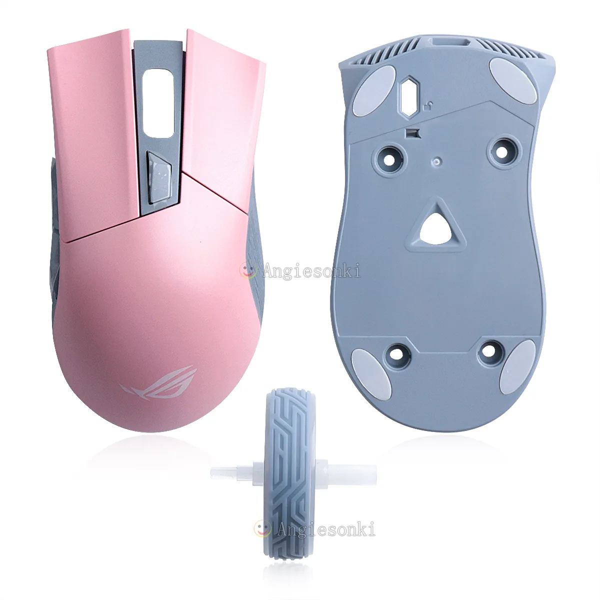 Top Shell/cover/outer Case/wheel For Asus Rog Gladius Ii Origin Pink ...