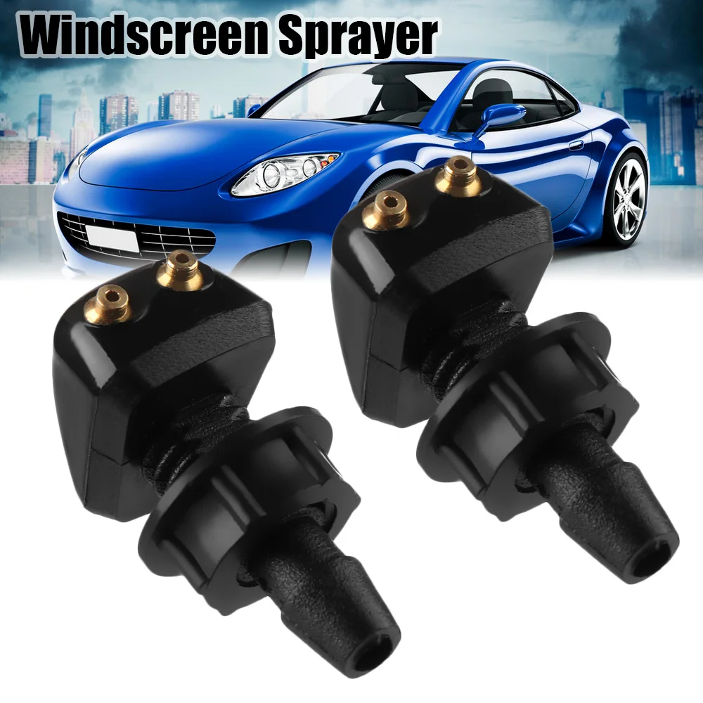 2Pcs-Universal-Front-Windshield-Washer-Wiper-Nozzle-Sprayer-Sprinkler ...
