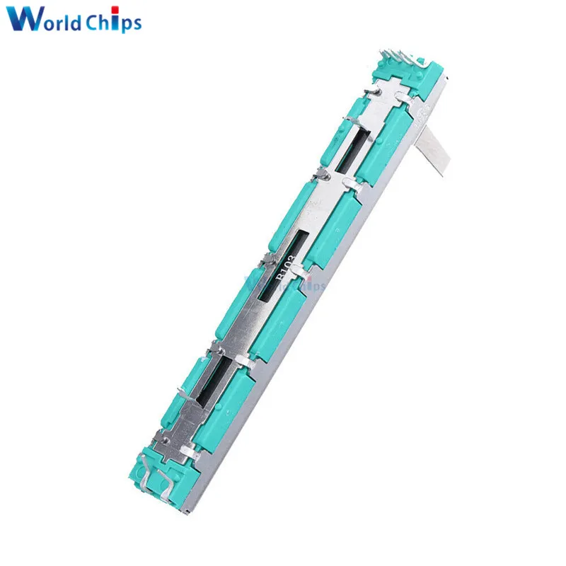 75mm Potentiometer Resistor B103 10K Ohm Double Linear Slide ...