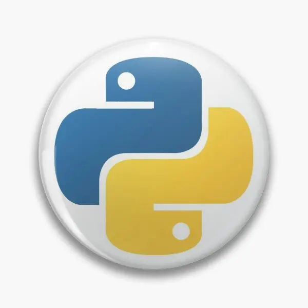 Python-Programming-Soft-Button-Pin-Clothes-Creative-Brooch-Cartoon ...