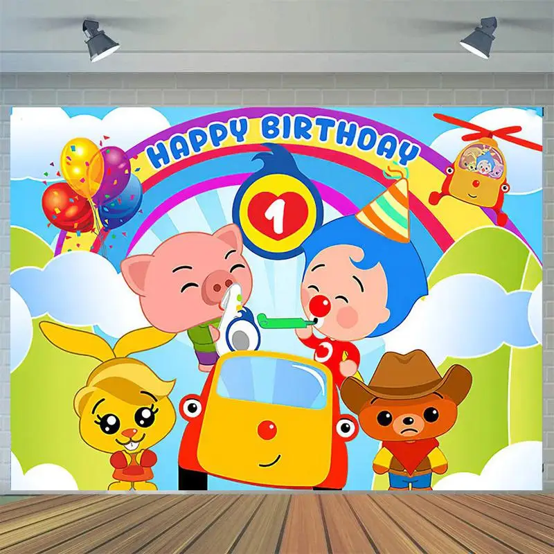 Karikat-r-Plim-Plim-foto-raf-arka-plan-ocuklar-1st-do-um-g-n-zemin ...