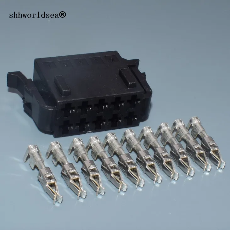 Shhworldsea 2sets For Vw 10pin Auto Plastic Housing Plug Cable Wiring ...