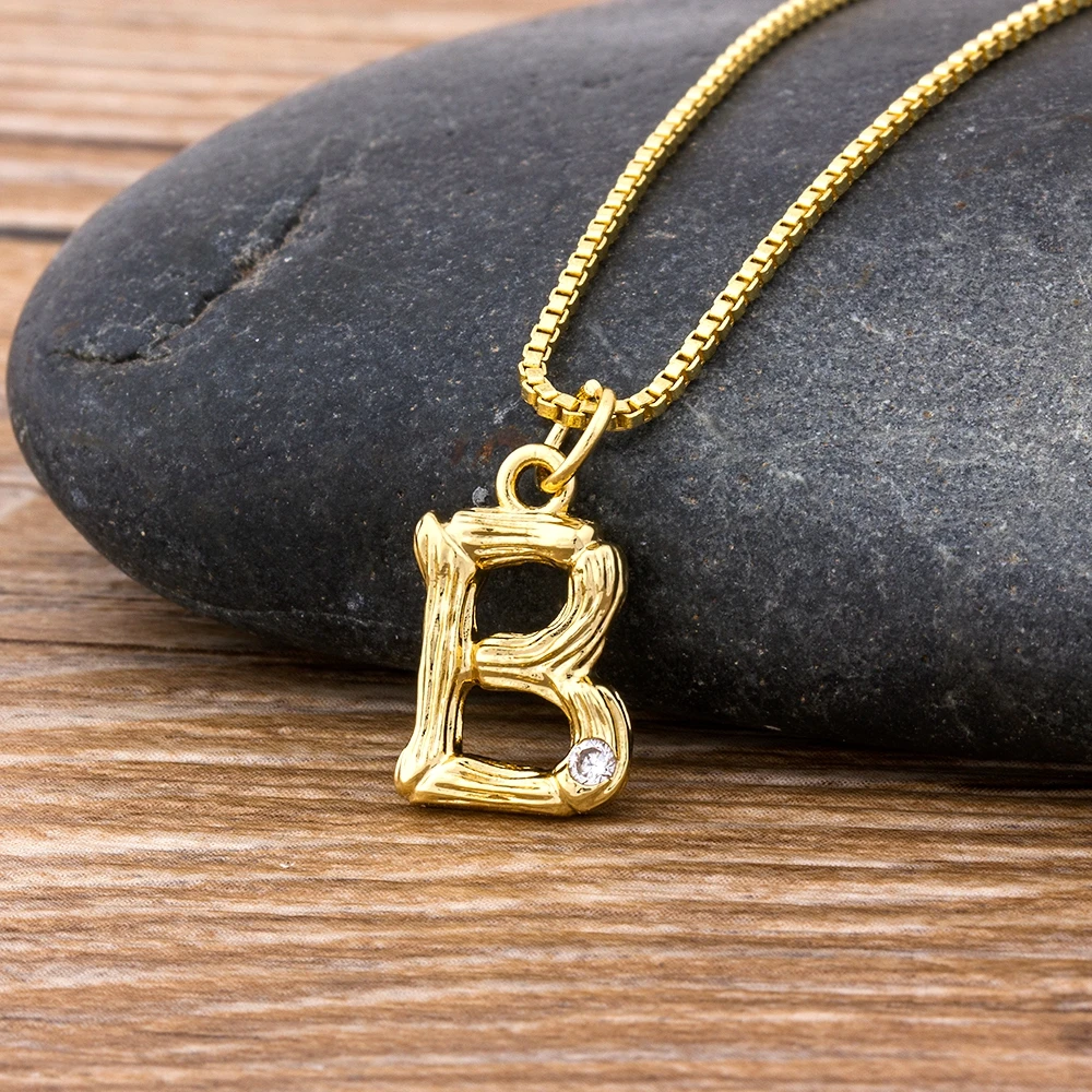 Nidin Hot Sale Women Cute Initial Letter Pendant 26 Letters Charm ...