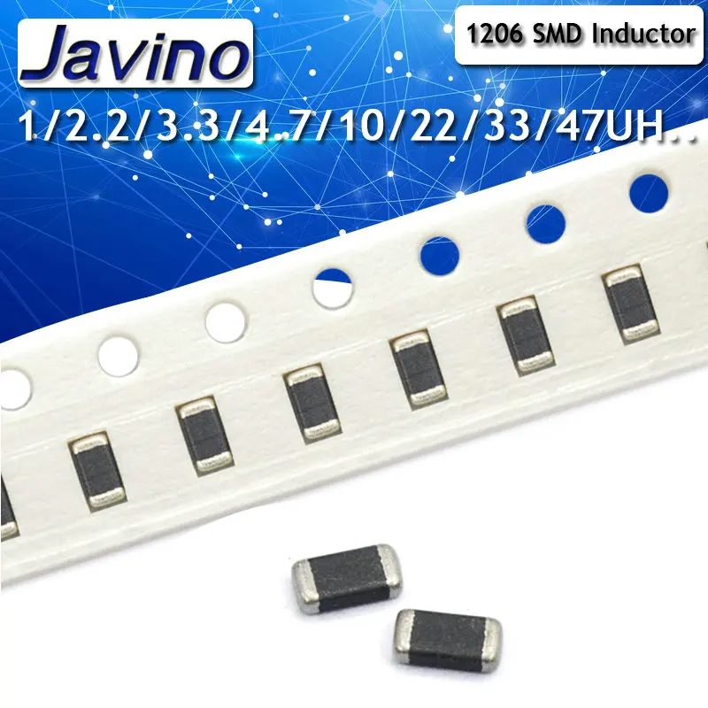 1206 SMD inductance 10% 1/2.2/3.3/4.7/10/22/33/47/100uh 3.2MM*16MM ...