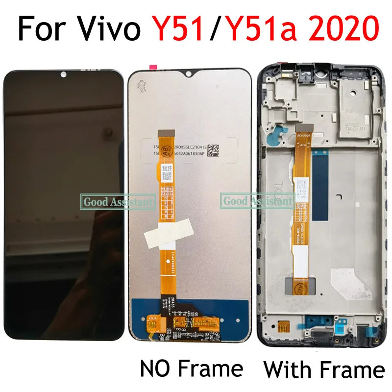 Black-6-58-Inch-For-Vivo-Y51-2020-V2030-LCD-Display-Touch-Screen ...
