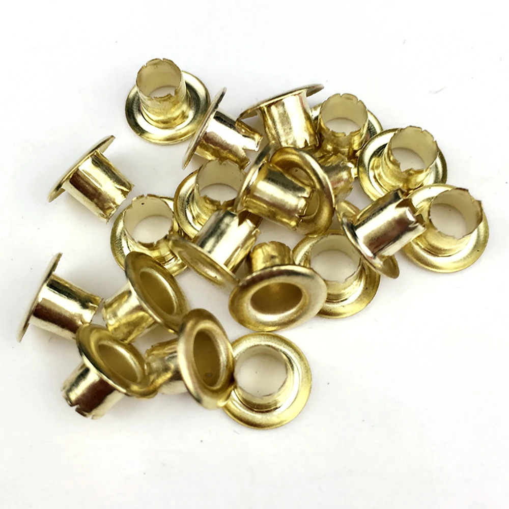 500 Pcs/ Bag Inner Diameter Of 4mm Colored Eyelets Paint Pores Metal ...