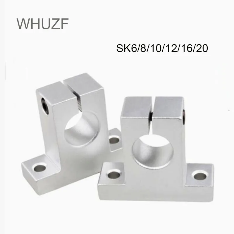 2/4pcs SK6 SK8 SK10 SK12 SK13 SK16 SK20 SK25 High quality Shaft Support ...