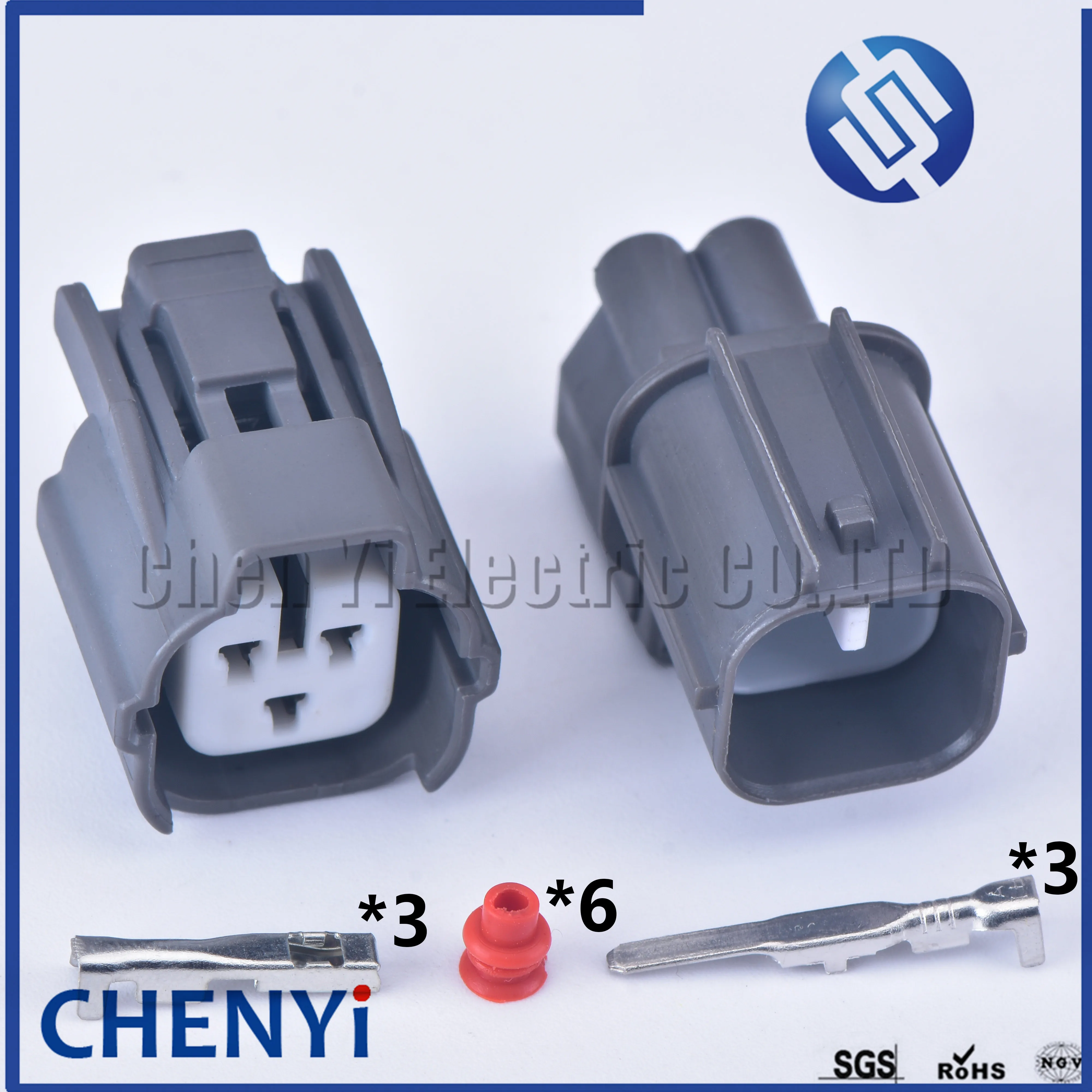 3 Pin automotive wire harness connector plastic plug 6181-0072 6189 ...